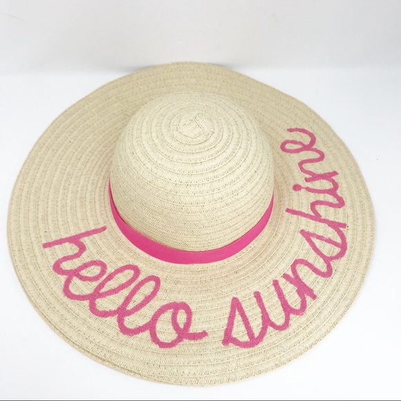 accessory depot | Accessories | Hello Sunshine Full Brim Sun Hat | Poshmark